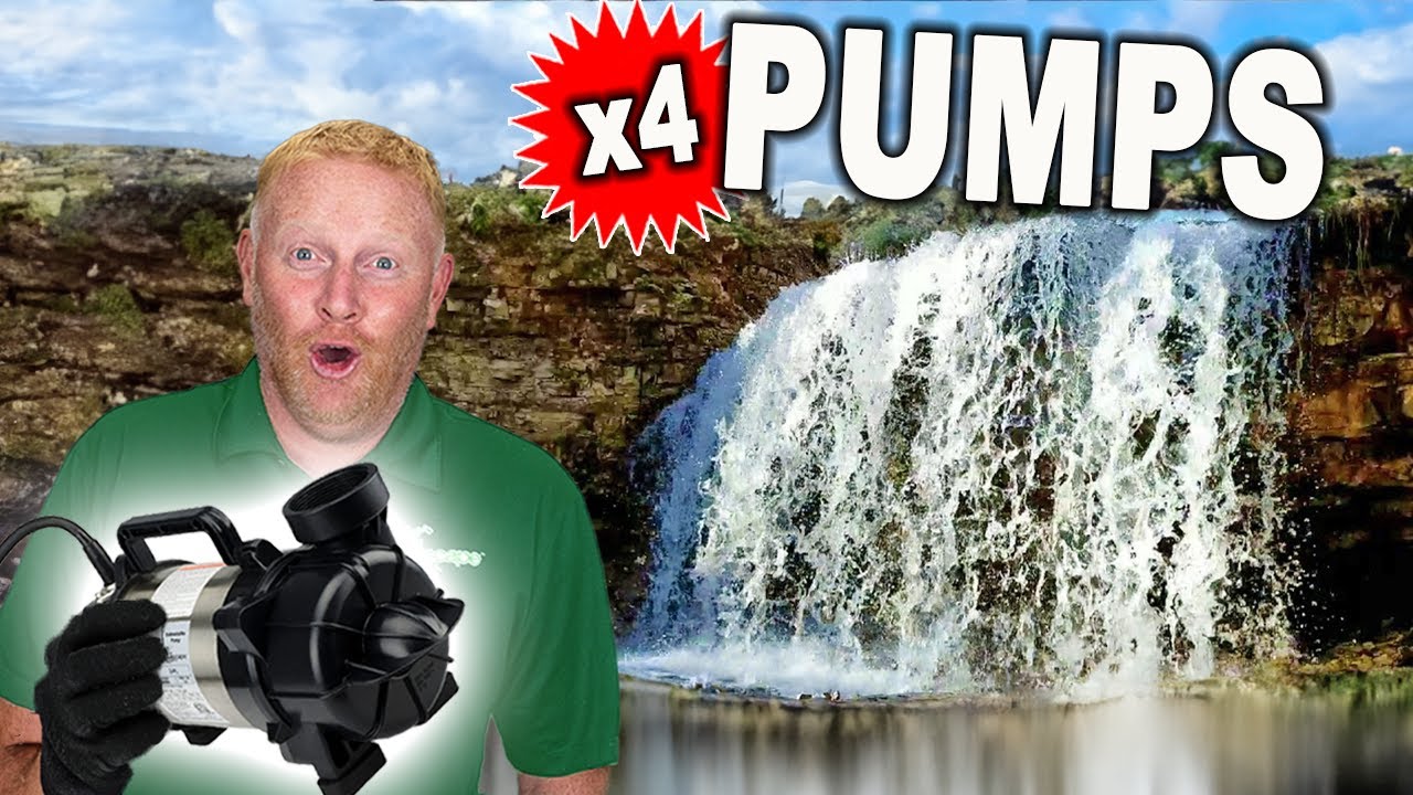 28,000 Gallons Per Hour Waterfall - YouTube