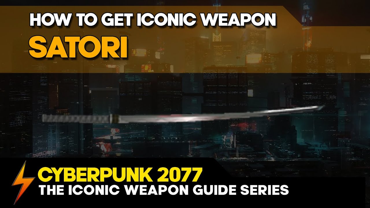 Cyberpunk 2077 - How to get the Satori iconic Weapon - YouTube