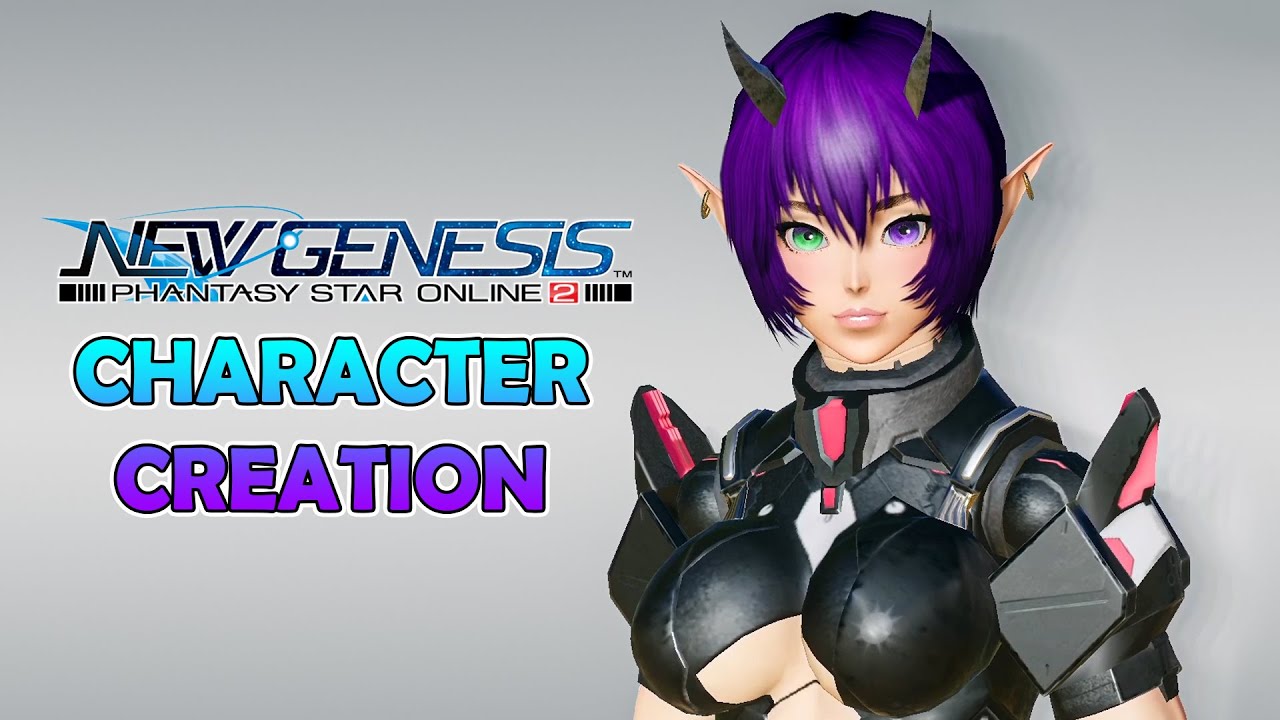 PSO2 New Gen | Character Creation | Female Deuman | ATTEMPT TO CREATE ...