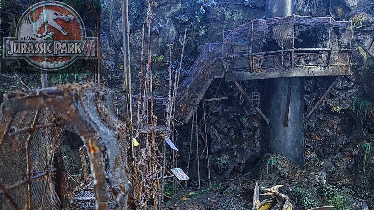 Jurassic Park 3 Isla Sorna Aviary Day v.s Night - YouTube