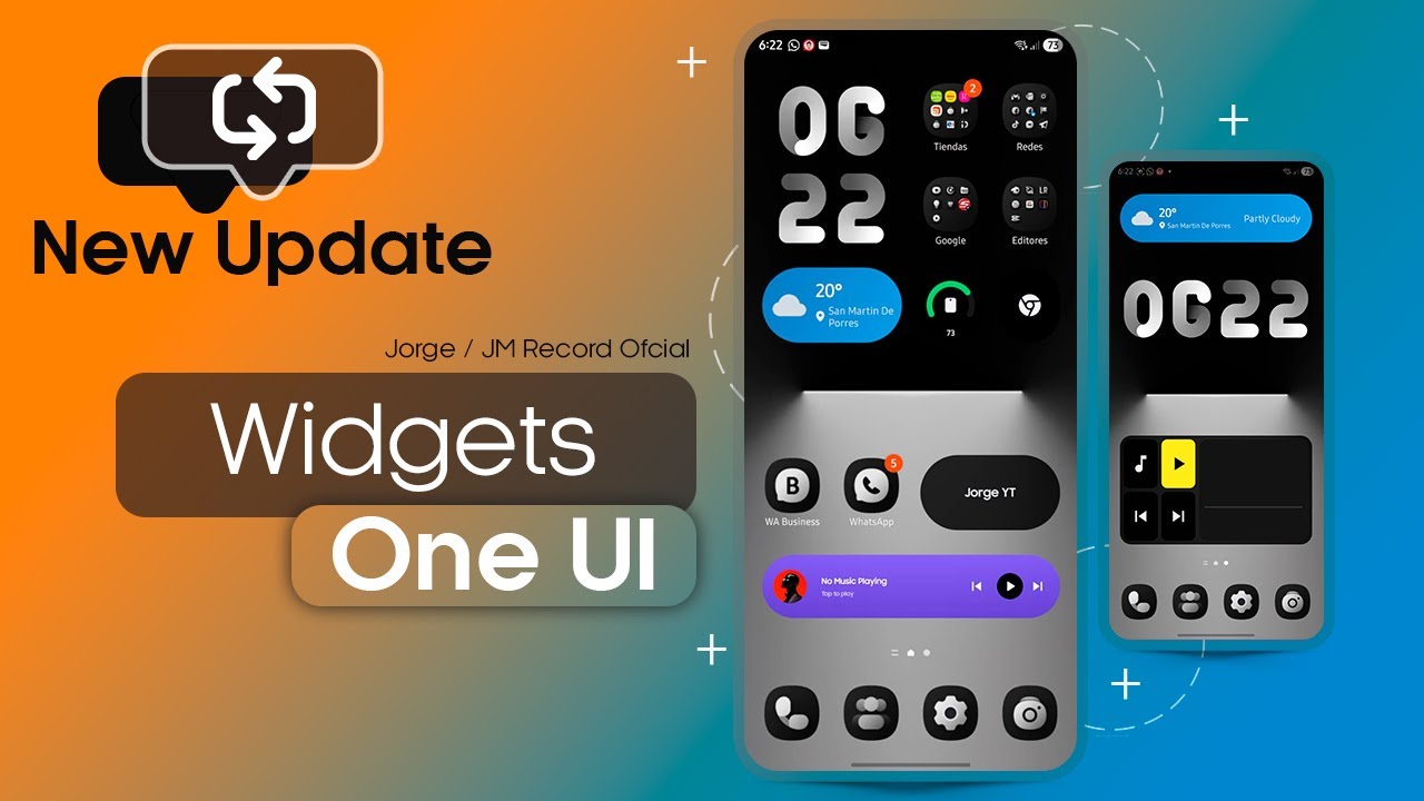 Nuevo Paquete de Widgets One UI (Personalización) TRANSFORMA TU ...