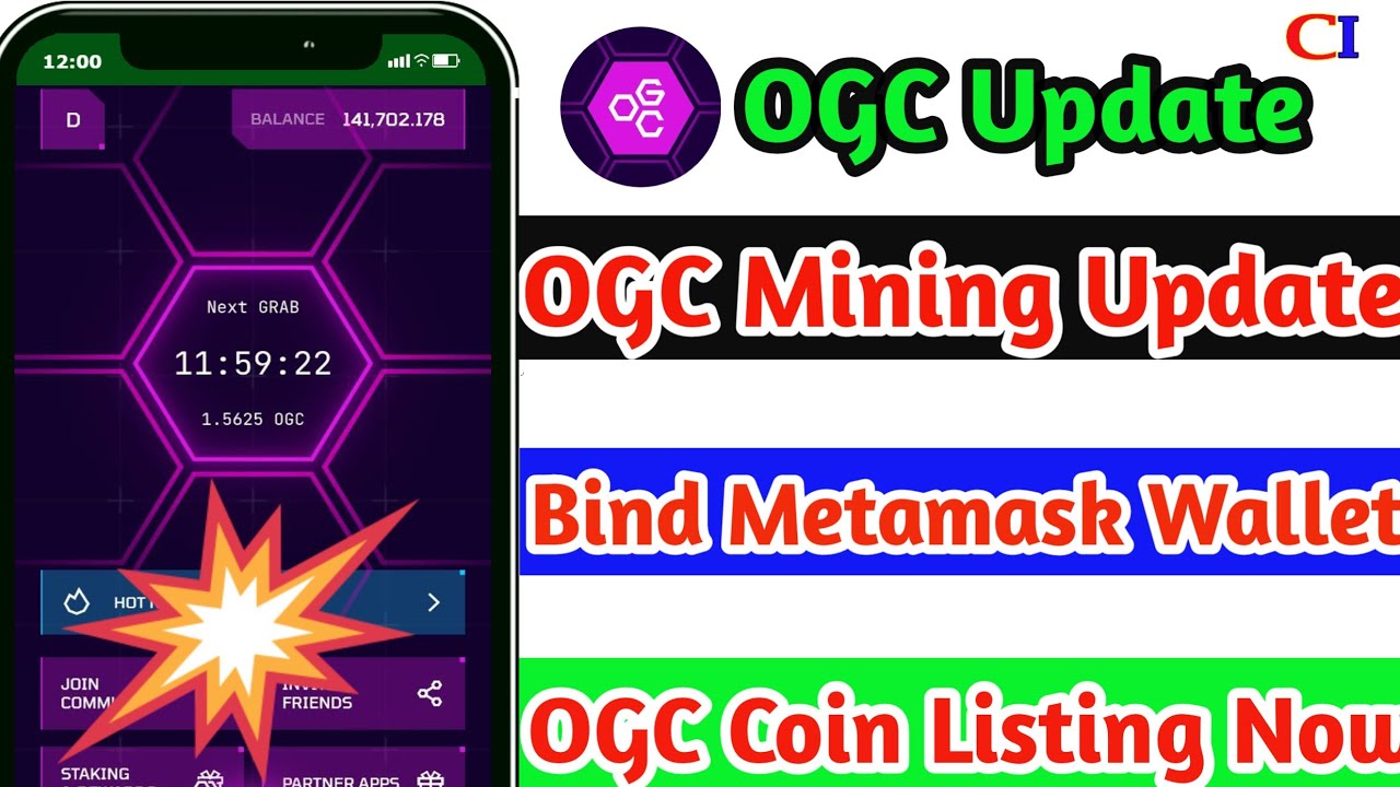 OGC Coin Listing Update|| Bind Matamusk Wallet||OG Mining Update ...