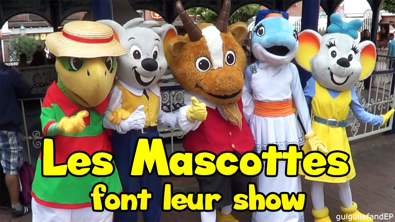 Les mascottes font leur show - Europa-Park (19/08/14) - YouTube