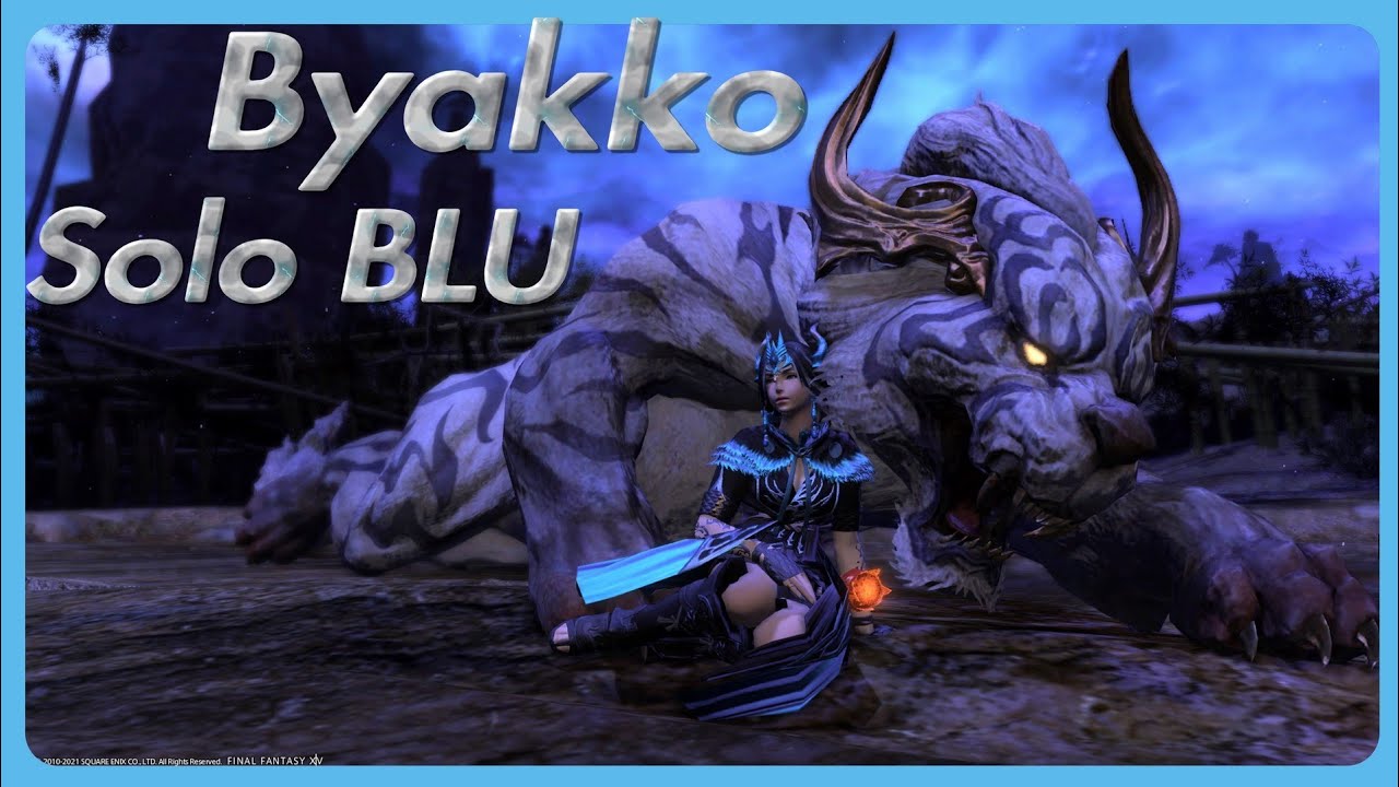 FFXIV: Byakko Solo Blue Mage - YouTube