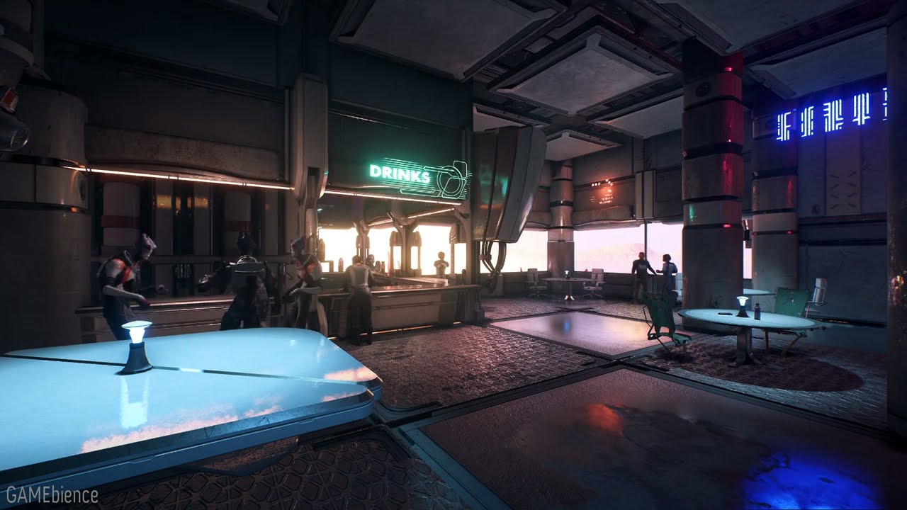 3 Hour - Mass Effect: Andromeda - Kralla's Song Bar Ambience - YouTube