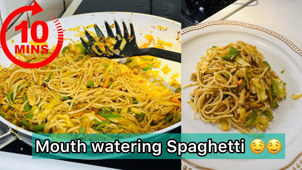 Tasty Chicken Spaghetti Recipe | Homemade Chicken Spaghetti Recipe ...