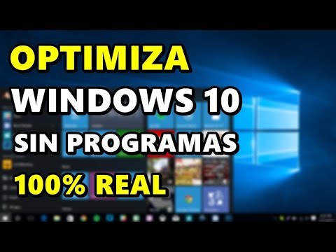 COMO ACELERAR / OPTIMIZAR MI PC SIN PROGRAMAS [WINDOWS 10] - YouTube