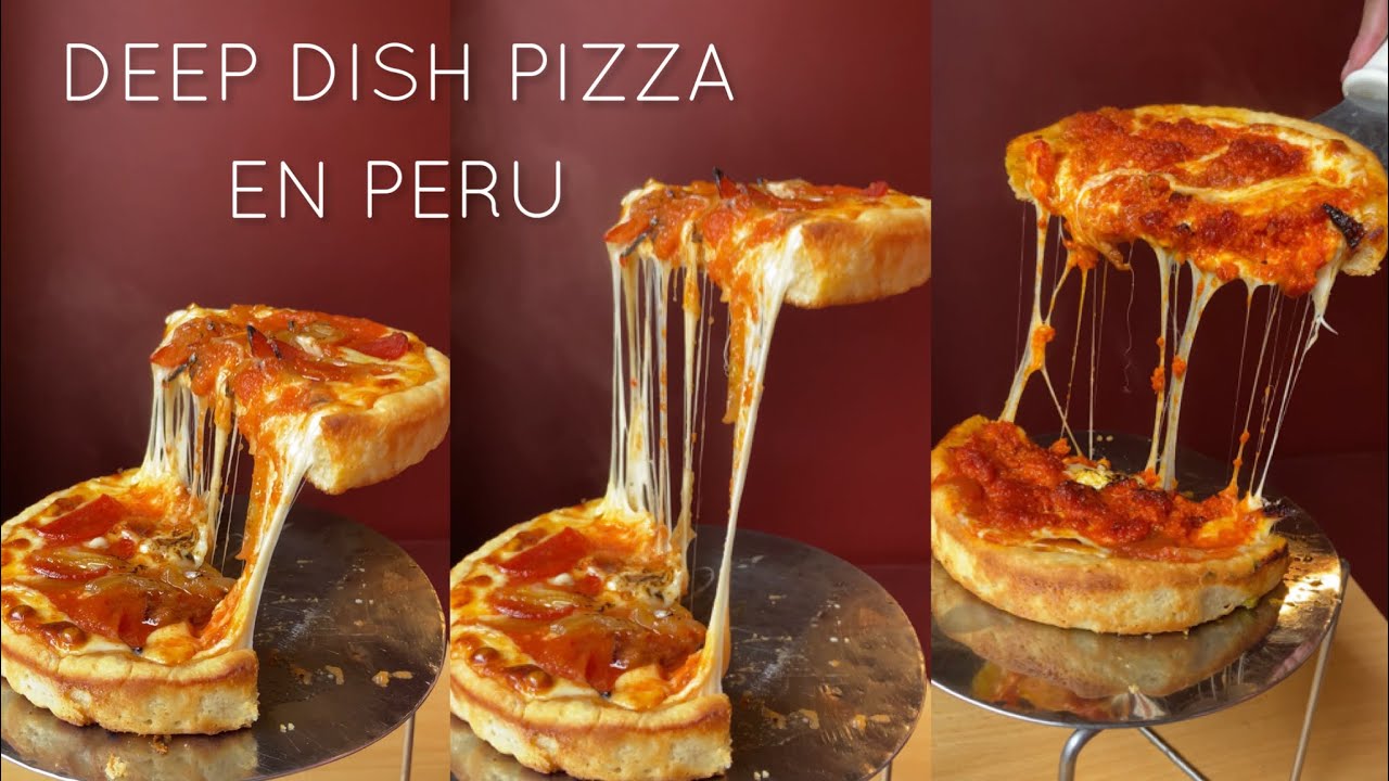 DEEP DISH PIZZA en Peru - Full Queso - Quarto Elemento - Miraflores ...