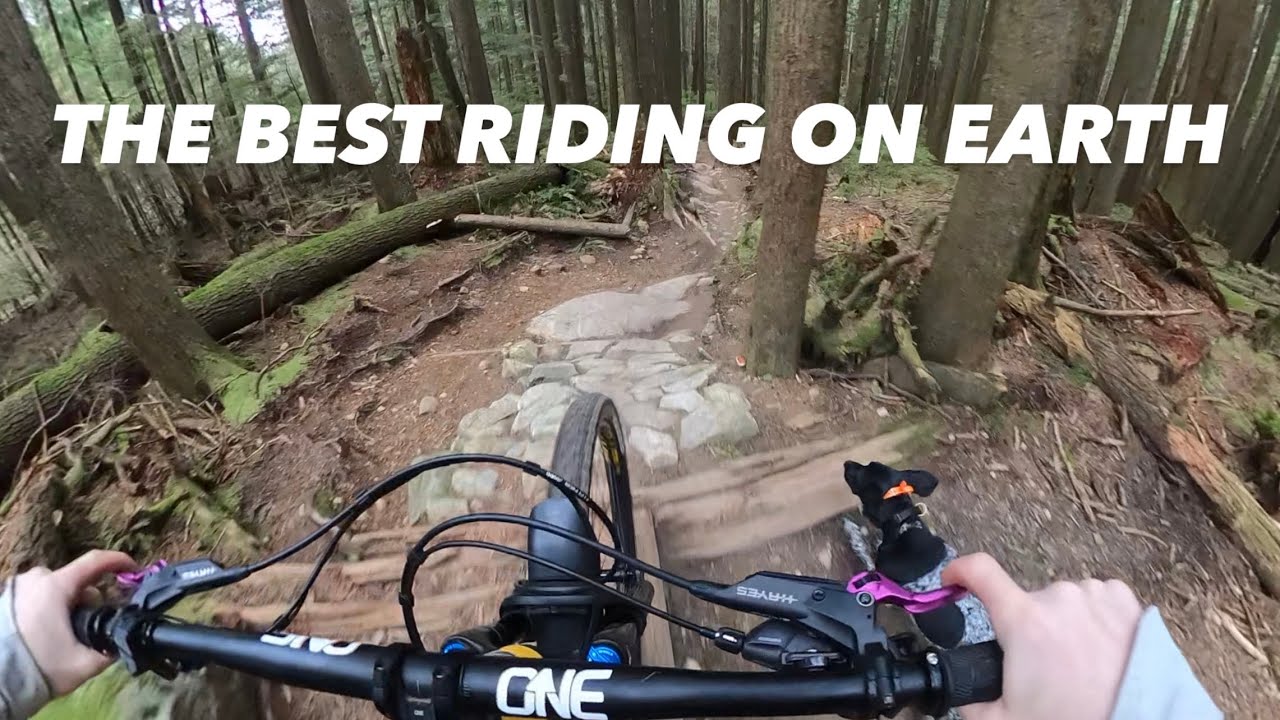 They call these the best mtb trails in the world, for good reason ...