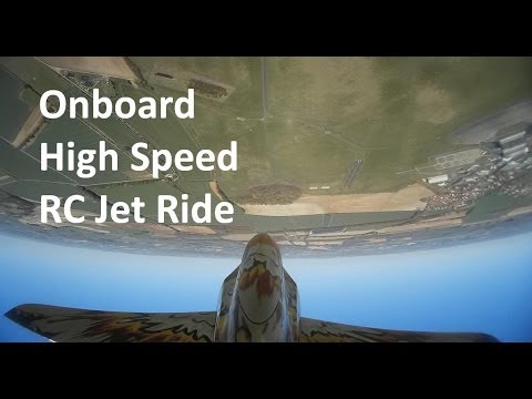 Turbine RC Jet HIGH speed ride (multi-angle Mobius onboard HD cam ...