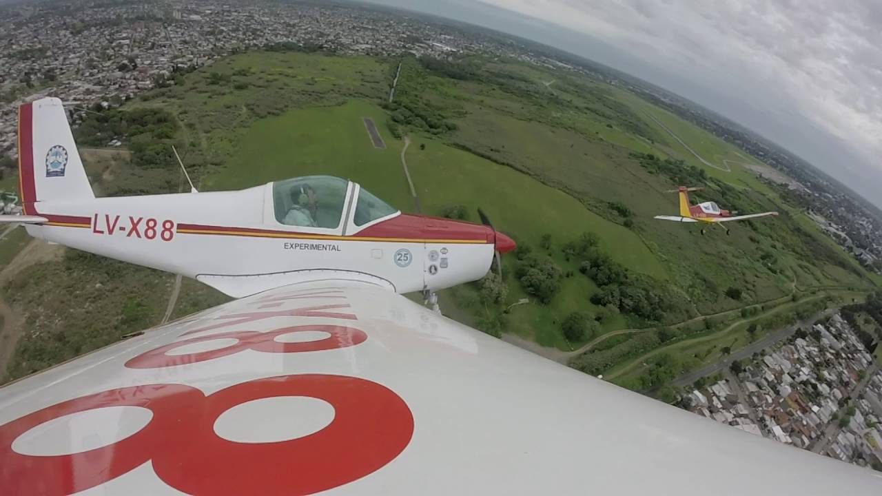 Vuelo de los aviones Pazmany PL4 y PL2 de la Escuela Técnica N°4 de ...
