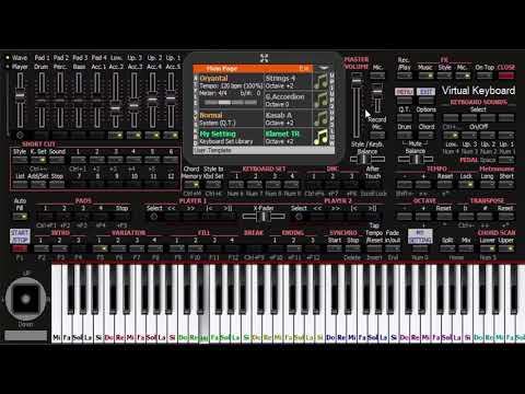 music studio korg pa4x عزف اغنية لو تعرفوا - YouTube
