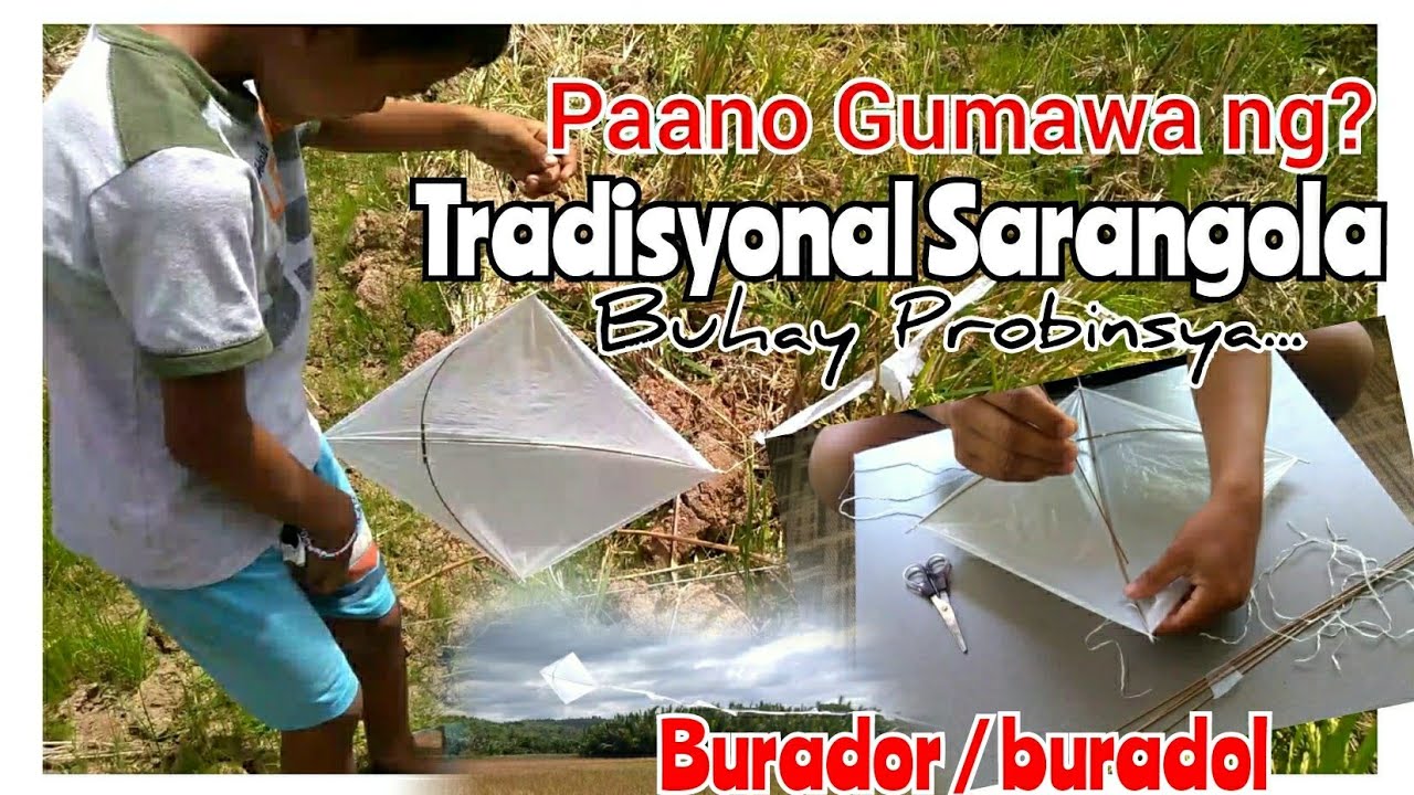 Paano Gumawa ng Saranggola? /Step by Step/Tradisyonal na Sarangola/# ...
