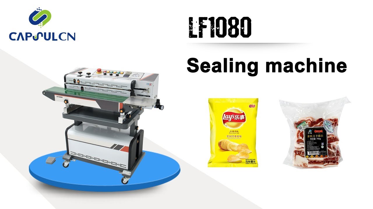 Series Continuous Air Suction Band Sealer LF1080 - YouTube