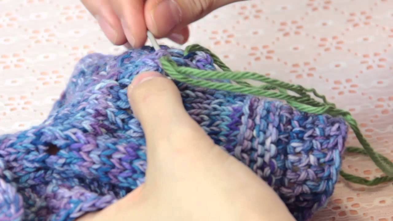 How to Patch a Knit Shirt : Knitting Tips & Lessons - YouTube