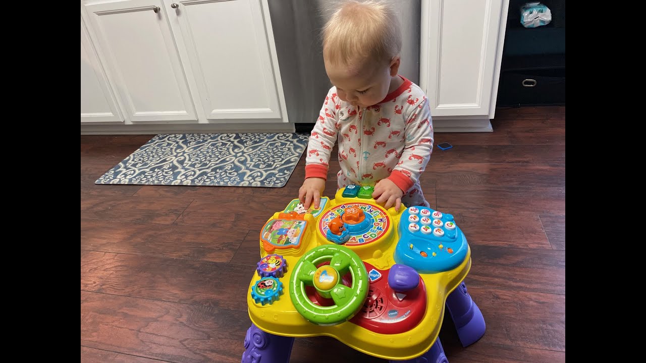 VTech magic start learning toddler play table - YouTube