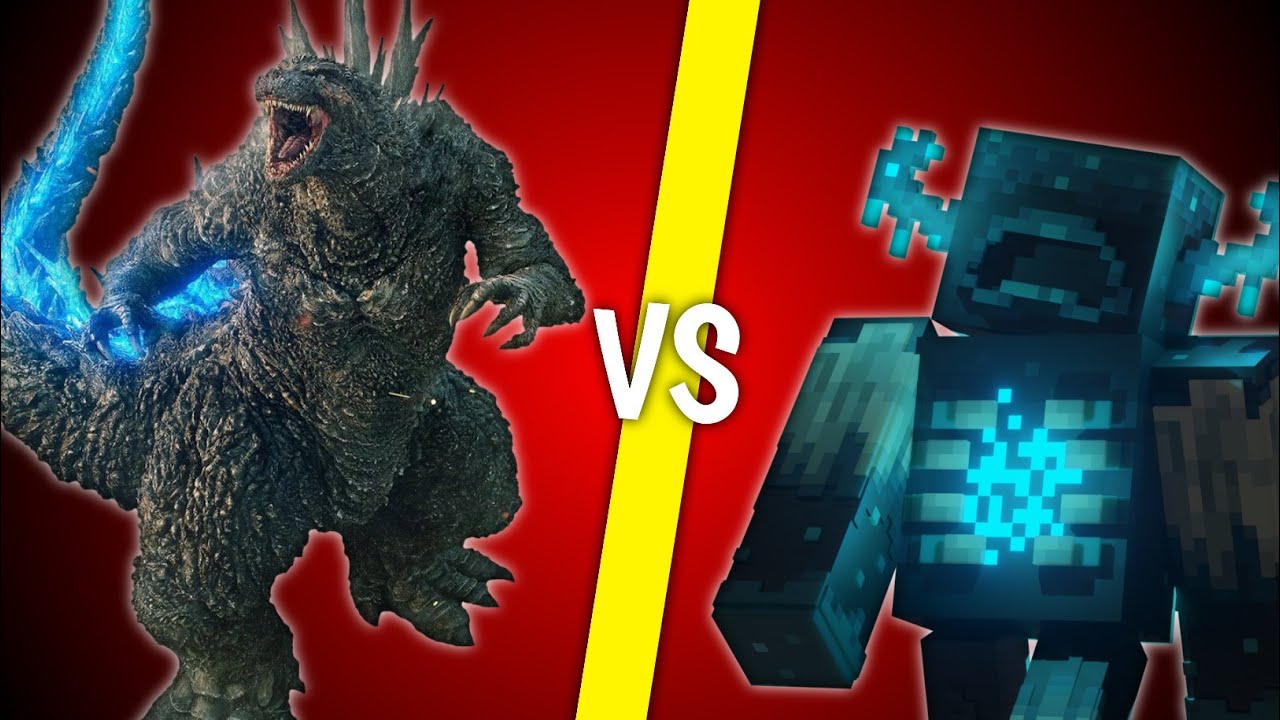 Warden vs Godzilla Minecraft | Warden vs Mutant Creature Minecraft ...
