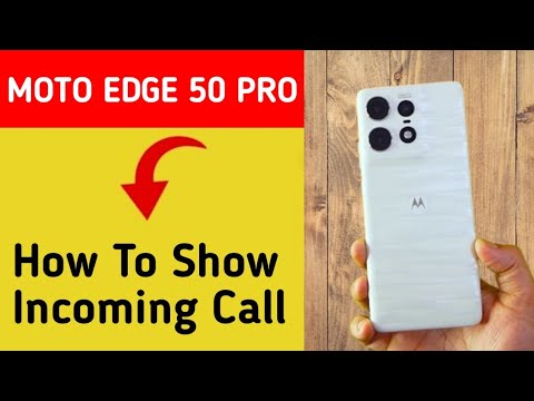 Moto edge 50 Pro me call show nahi ho raha hai, How to show incoming ...