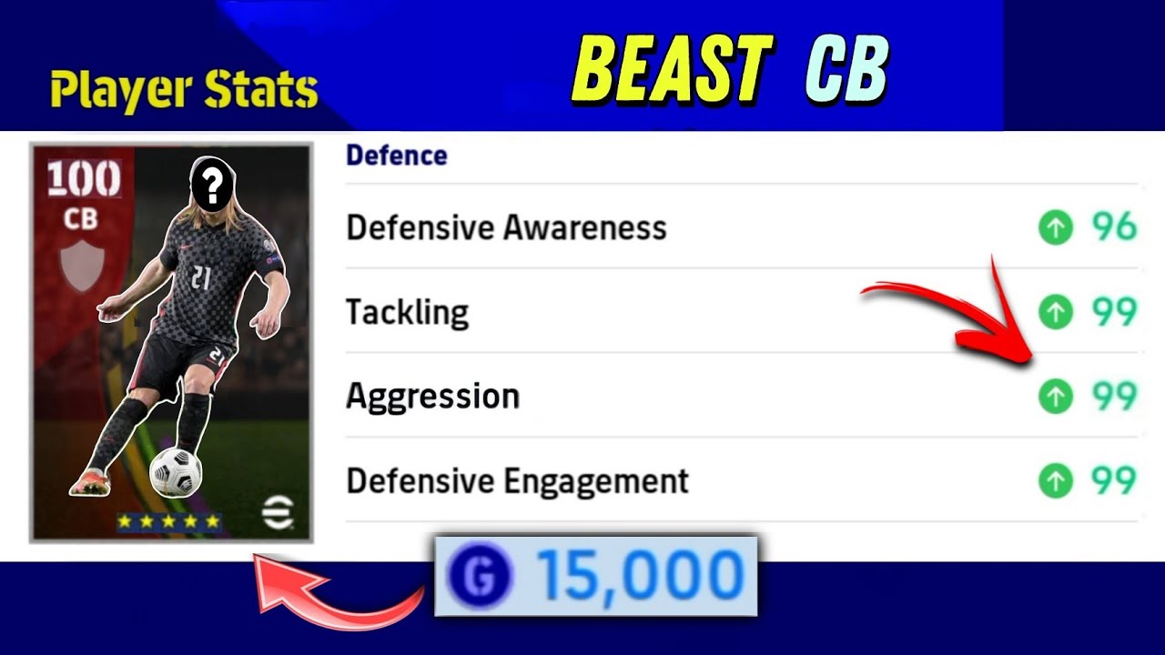 15,000 GP Only! Beast Destroyer CB in eFootball 2024 Mobile - YouTube