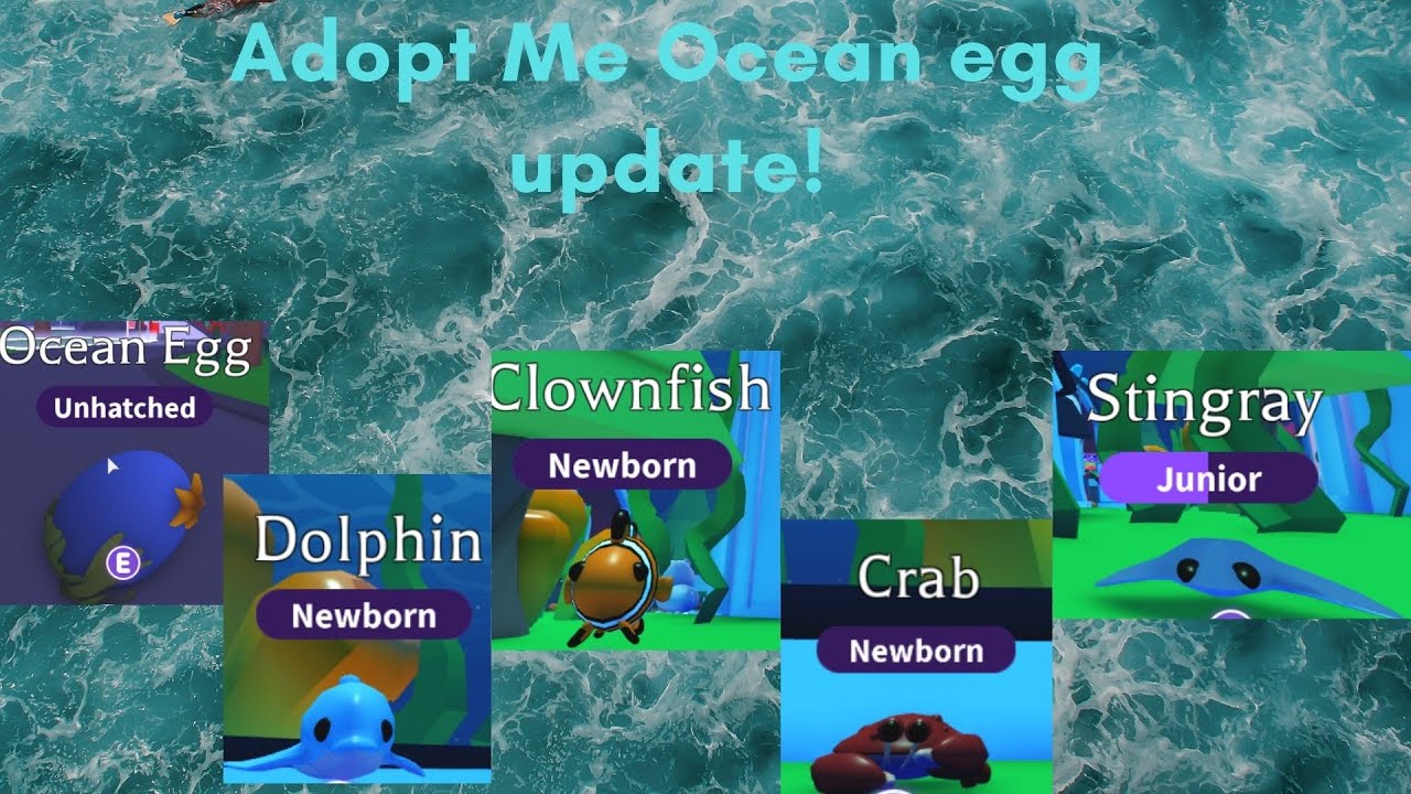 Adopt Me OCEAN EGG UPDATE! | Pastel Perfect - YouTube