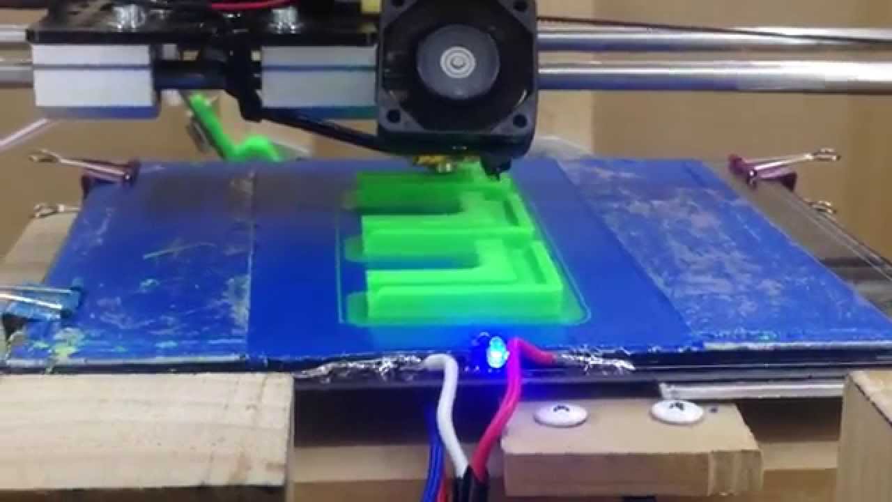 Homemade 3D printer - YouTube