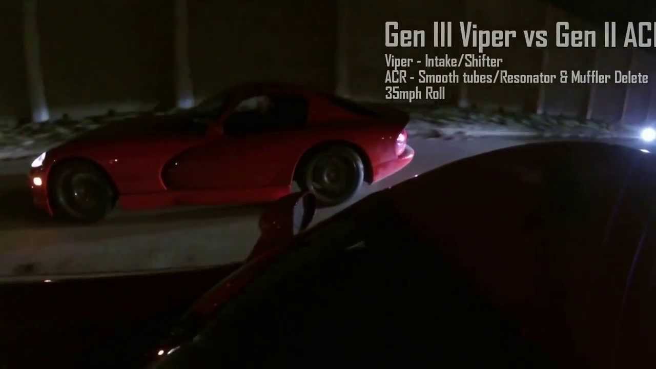 2006 Dodge Viper vs CTSV, C6 Grandsport, Gen 2 ACR, C6 Z06s - YouTube