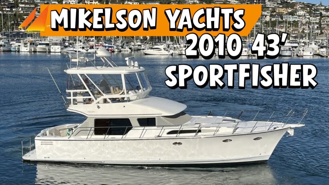 2010 Mikelson Yachts 43’ Sportfisher - YouTube