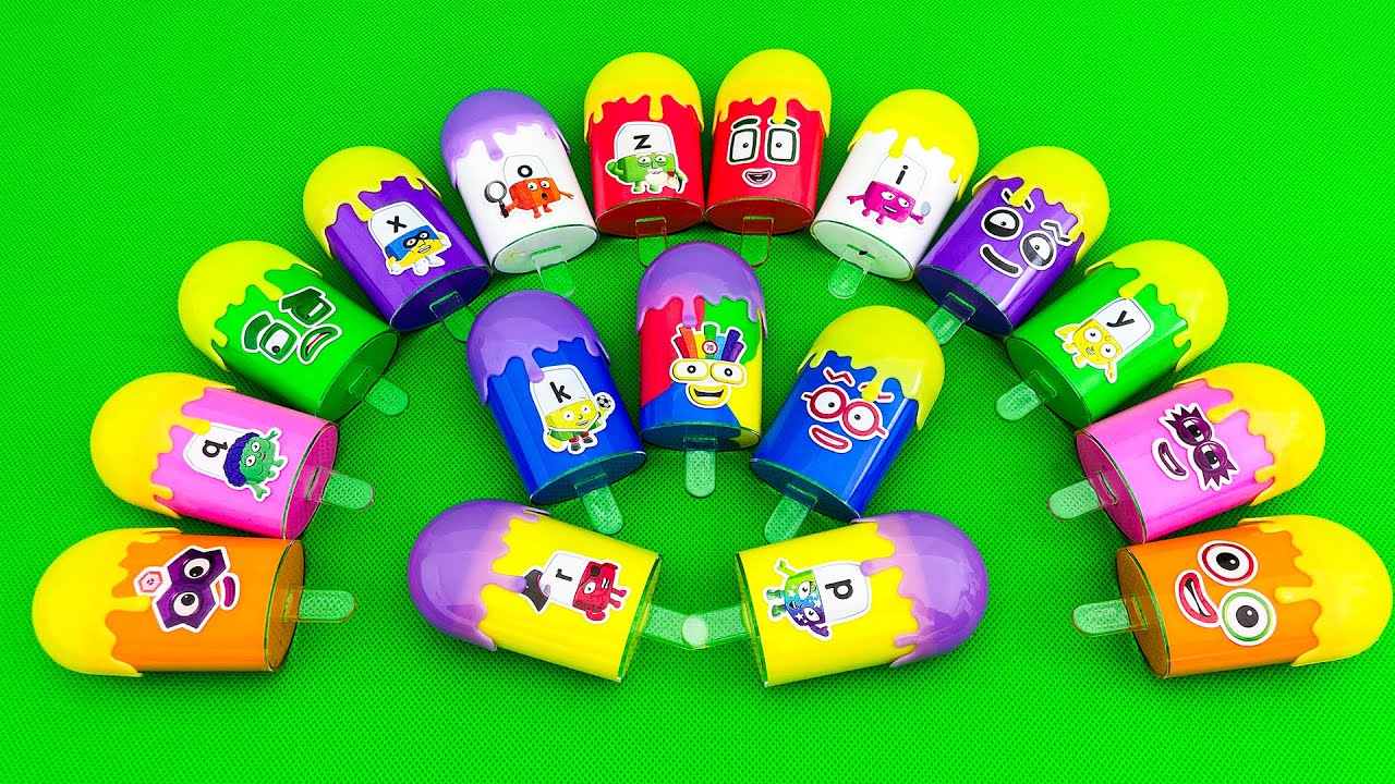 Numberblocks & Alphablocks | Looking For CLAY & SLIME with Ice Cream ...