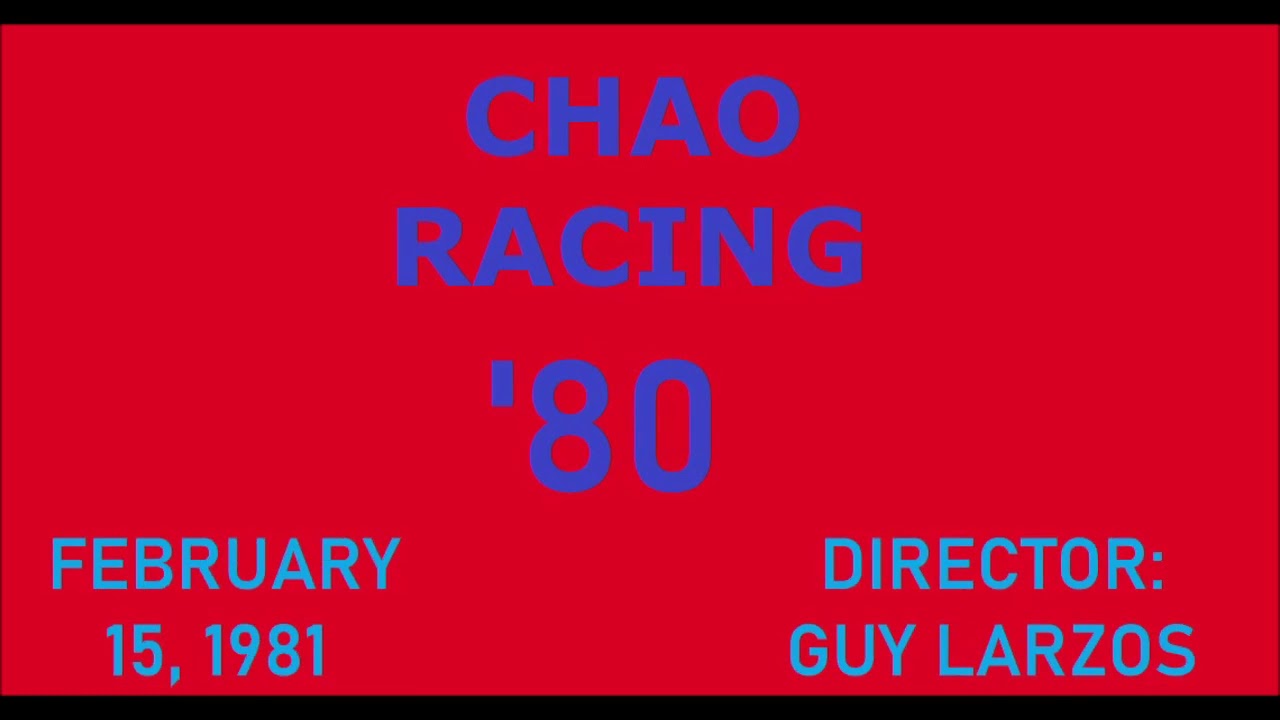 Chao Racing '80 VTR Slate #1 (February 15, 1981) #chao #chaorace # ...