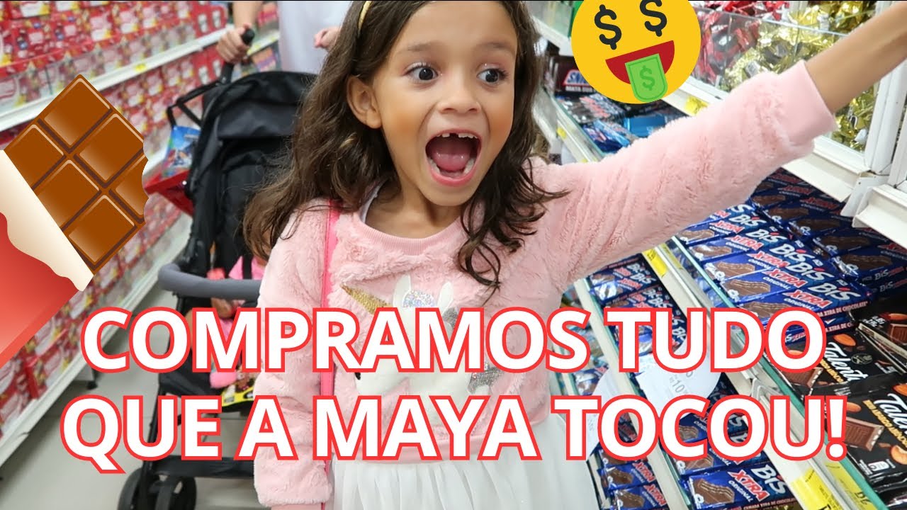 TUDO QUE A MAYA TOCAR VAMOS COMPRAR - MAYA LIMA. - YouTube