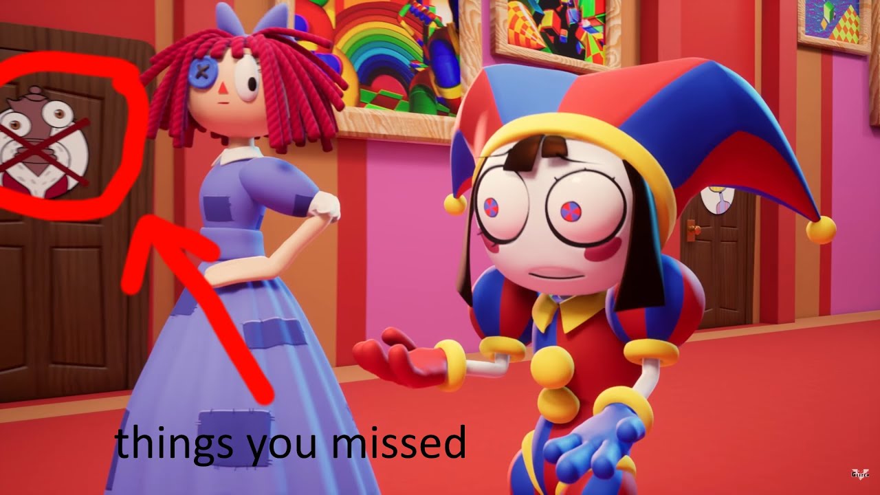 The Amazing Digital Circus Easter Eggs - YouTube