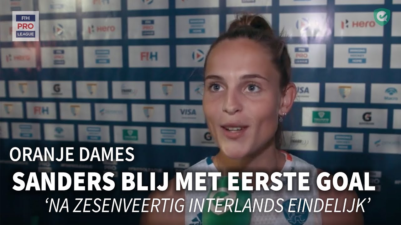 Eerste goal Pien Sanders en sprakeloze Lisa Post - YouTube