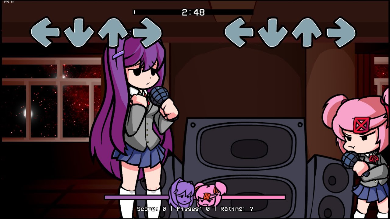 FNF Missingno Yuri Vs Natsuki cover - YouTube