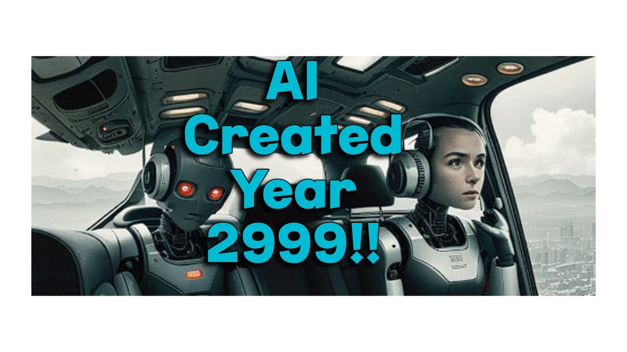 🤖 AI Paints a Picture of the Year 2999!!! Watch until the end!! 🤖 # ...