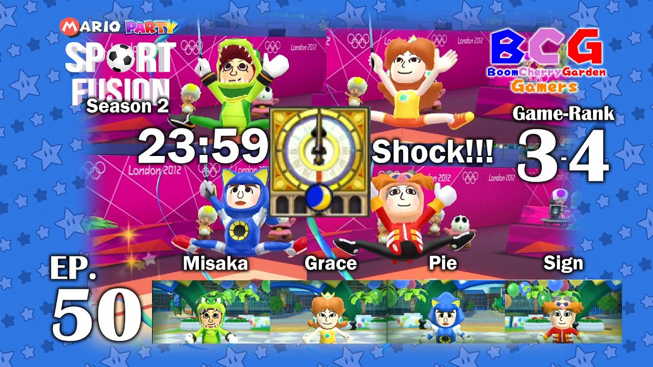 Mario Party Sport Fusion SS2 EP 50 - 3rd mem Mii MD 3 Game 5 - Vector ...