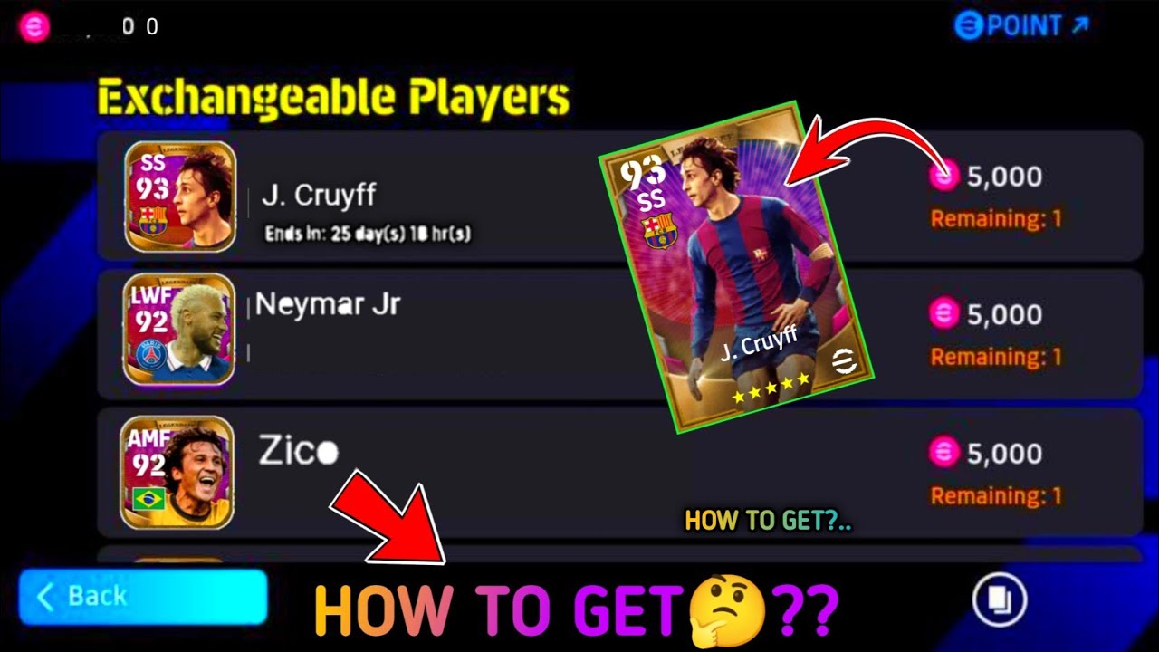 How to Get EPoints Player Neymar In efootball 2025 mobile ||Neymar ...