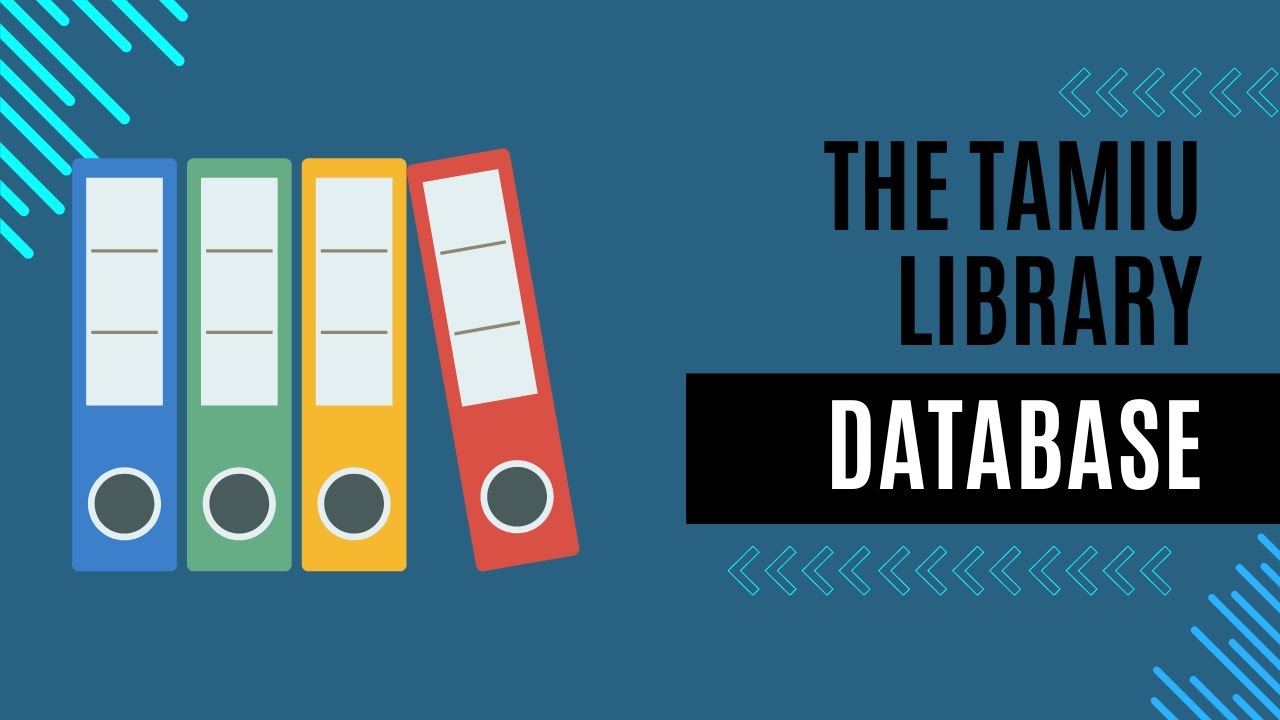 The TAMIU Library Database - YouTube