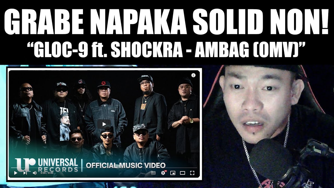 GRABE SOLID, PURE RAP SKILLS! | Gloc-9 feat. Shockra - Ambag (Official ...