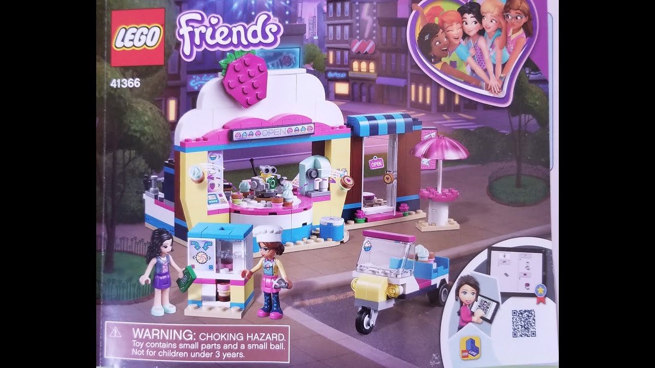 Lego Olivia's Cupcake Cafe #41366 -- Friends Weekend Edition - YouTube
