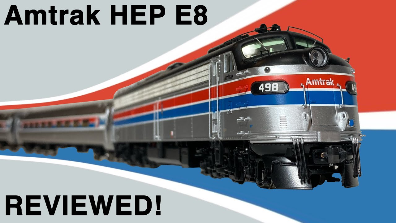 Rapido Trains' Amtrak HEP E8 Reviewed! - YouTube