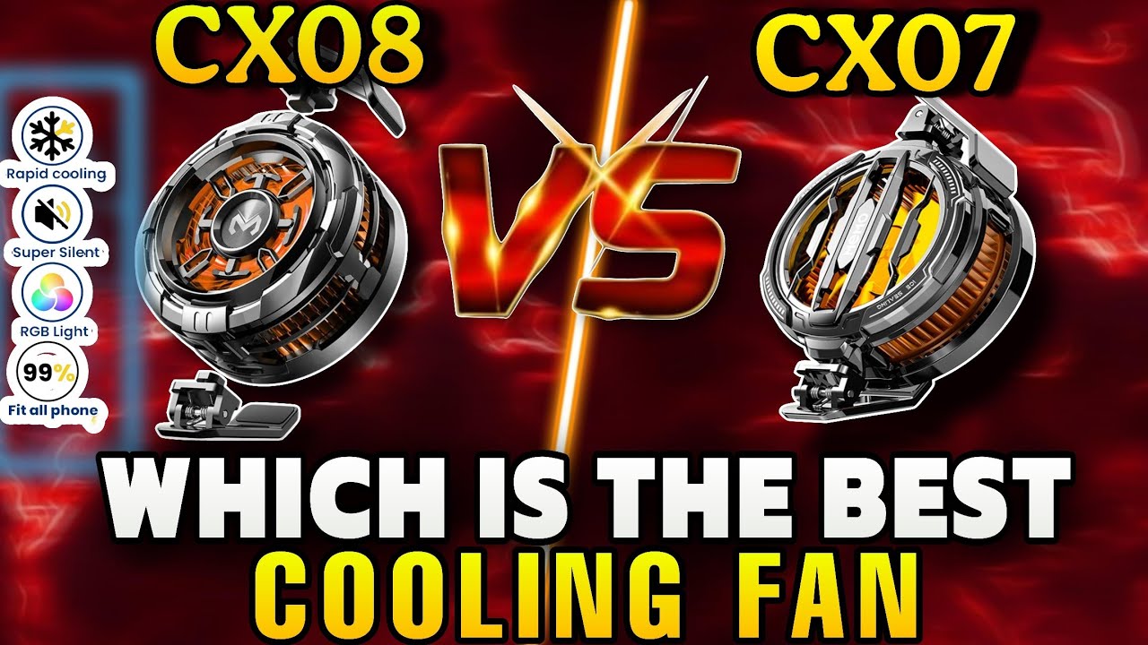 CX07 VS CX08 Cooling Fan Unboxing | Which is The Best Cooling Fan Total ...