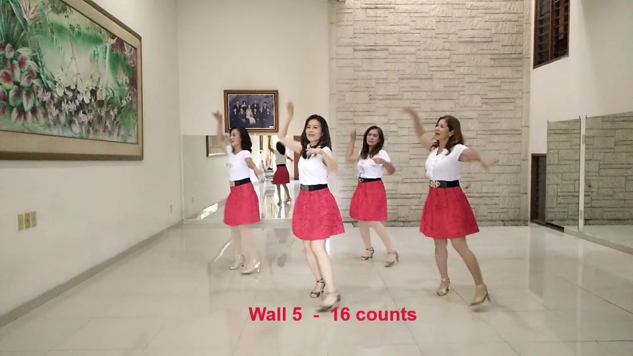 Baby Blue Cha Line Dance (demo & steps) - YouTube