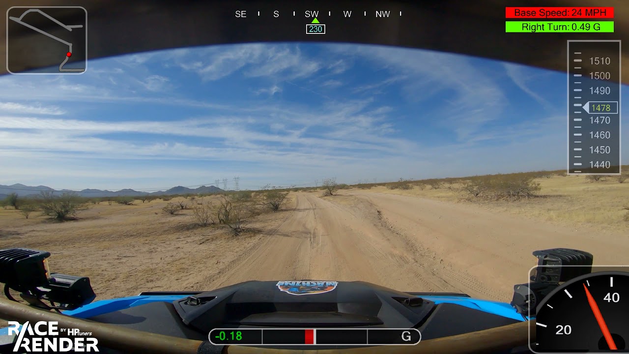 Rzr GoPro/Telemetry overlay testing - YouTube