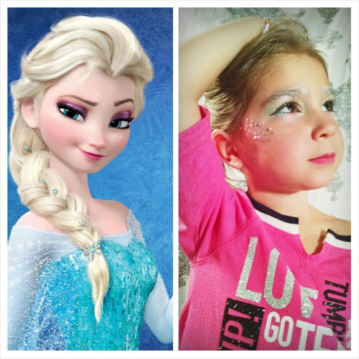 Frozen Elsa Makeup Look for kids - YouTube