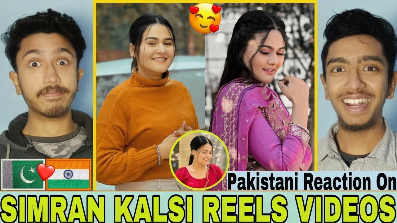 Pakistan Reaction On | Simran Kalsi | Latest Instagram Reels | Reaction ...