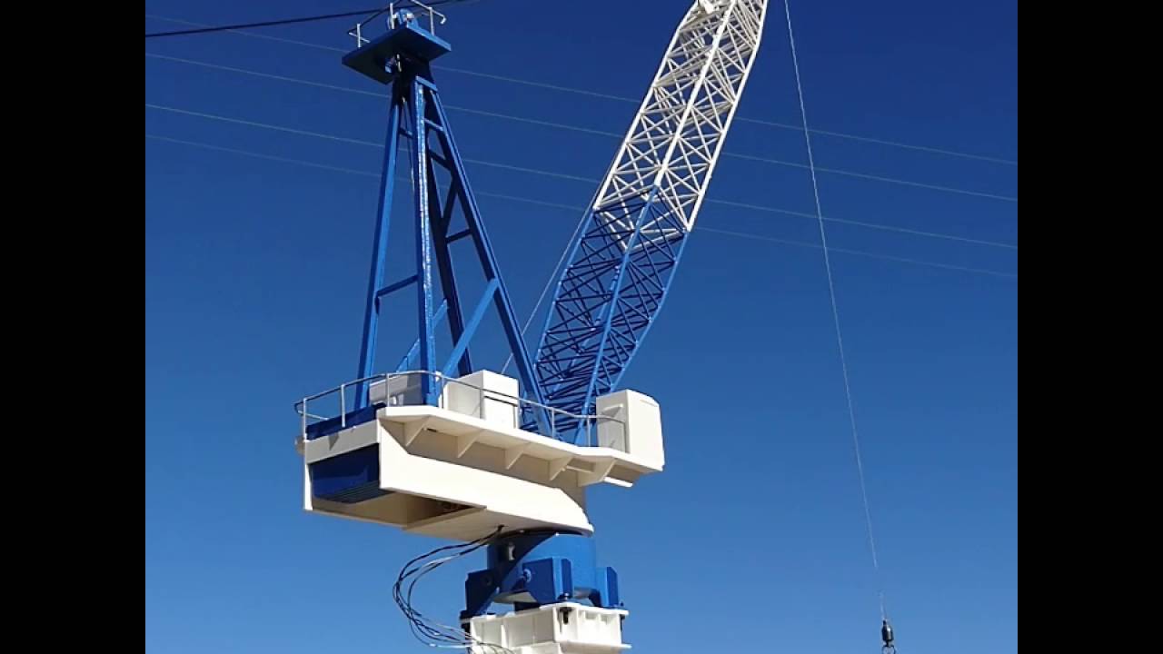 Favco tower crane model - YouTube