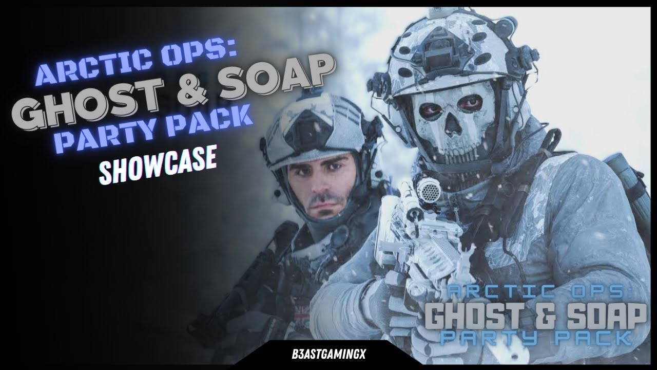 Ghost & Soap Party Pack Bundle (ARCTIC OPS) Full Showcase | MODERN ...