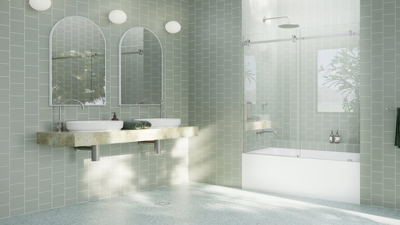 Astro - Bath Square Slider Installation Guide - YouTube