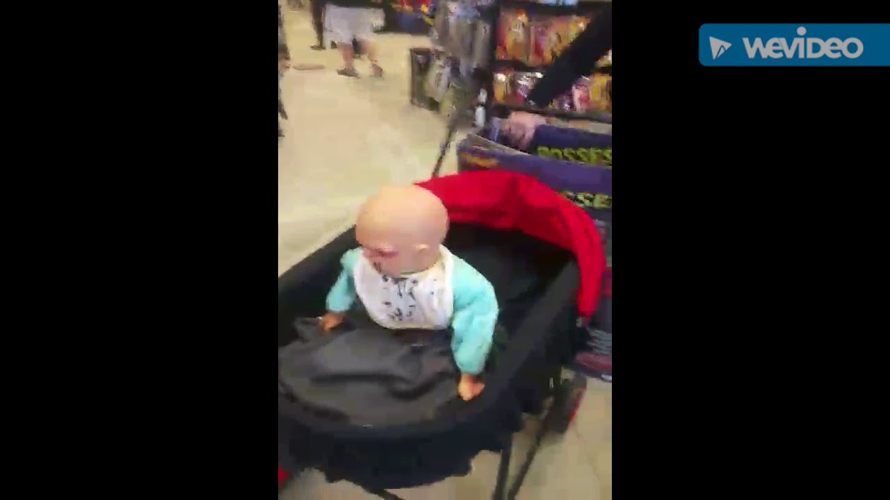 Possessed baby at Spirit Halloween plus scares - YouTube