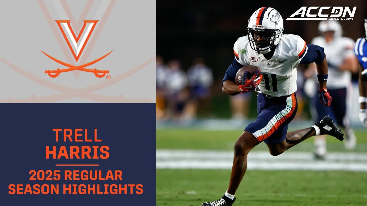 Trell Harris 2025 Regular Season Highlights | Virginia WR - YouTube